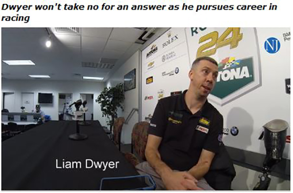 Liam Dwyer Shares His Remarkable Story – Mazda Motorsports