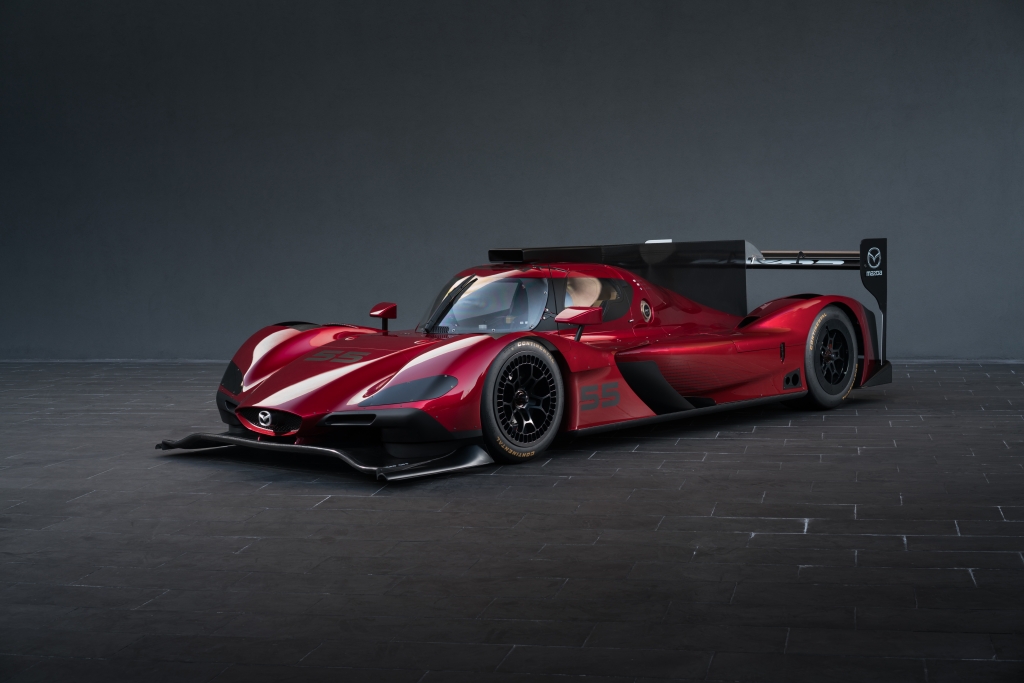 The New Mazda Prototype Race Car Unveiled at Los Angeles Auto Show ...