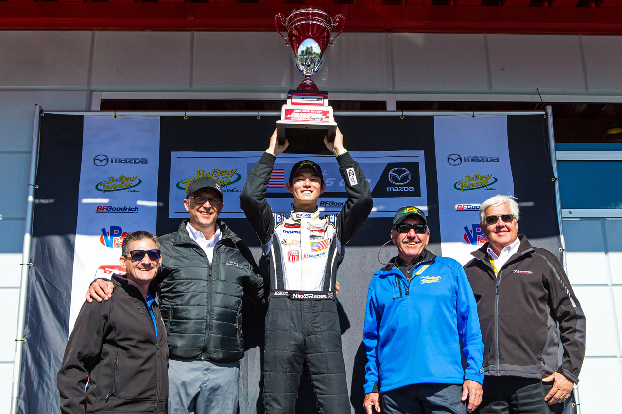 Nikko Reger Claims Mazda MX-5 Cup Championship – Mazda Motorsports
