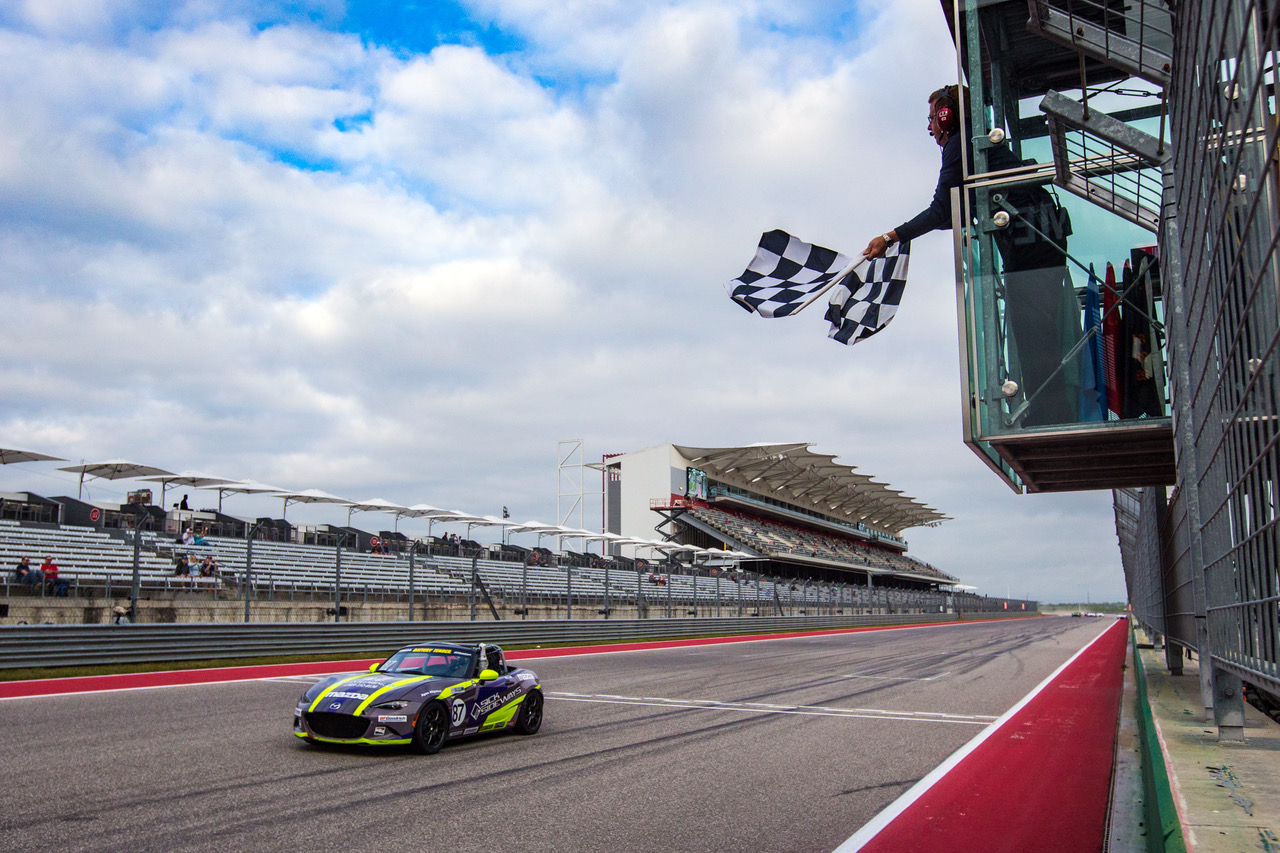 Rollan Rebounds for Mazda MX-5 Cup Race Two Win at COTA – Mazda Motorsports